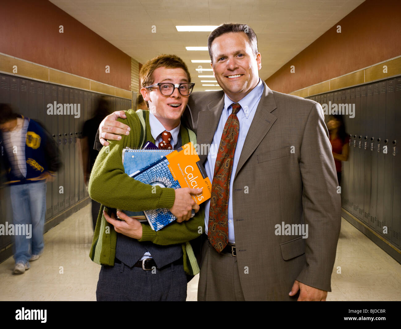 High School Nerd Stock Photo - Alamy