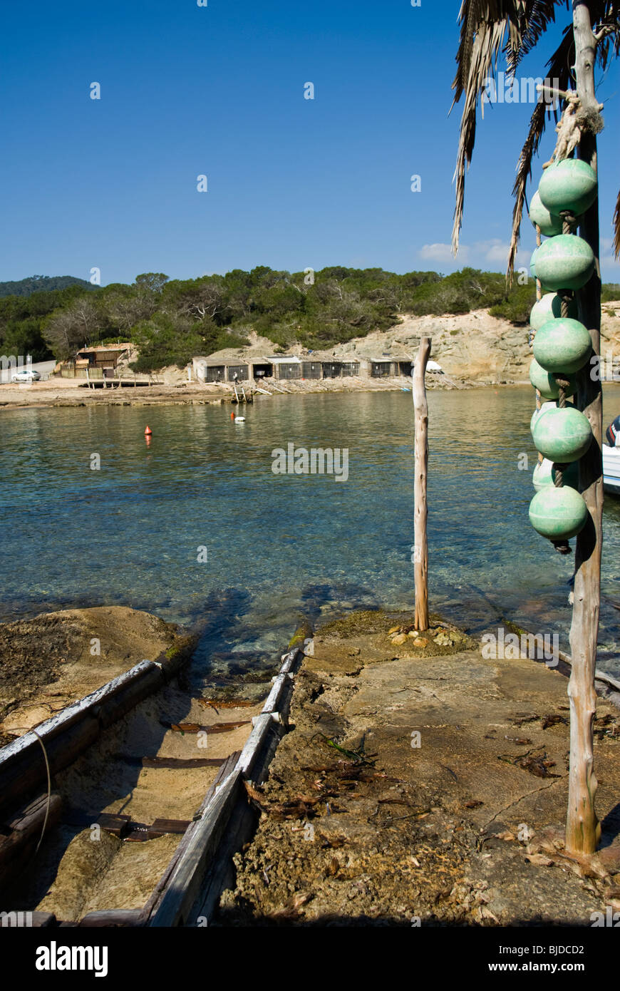 Boat huts as seen from a boat hut ramp Stock Photo - Alamy