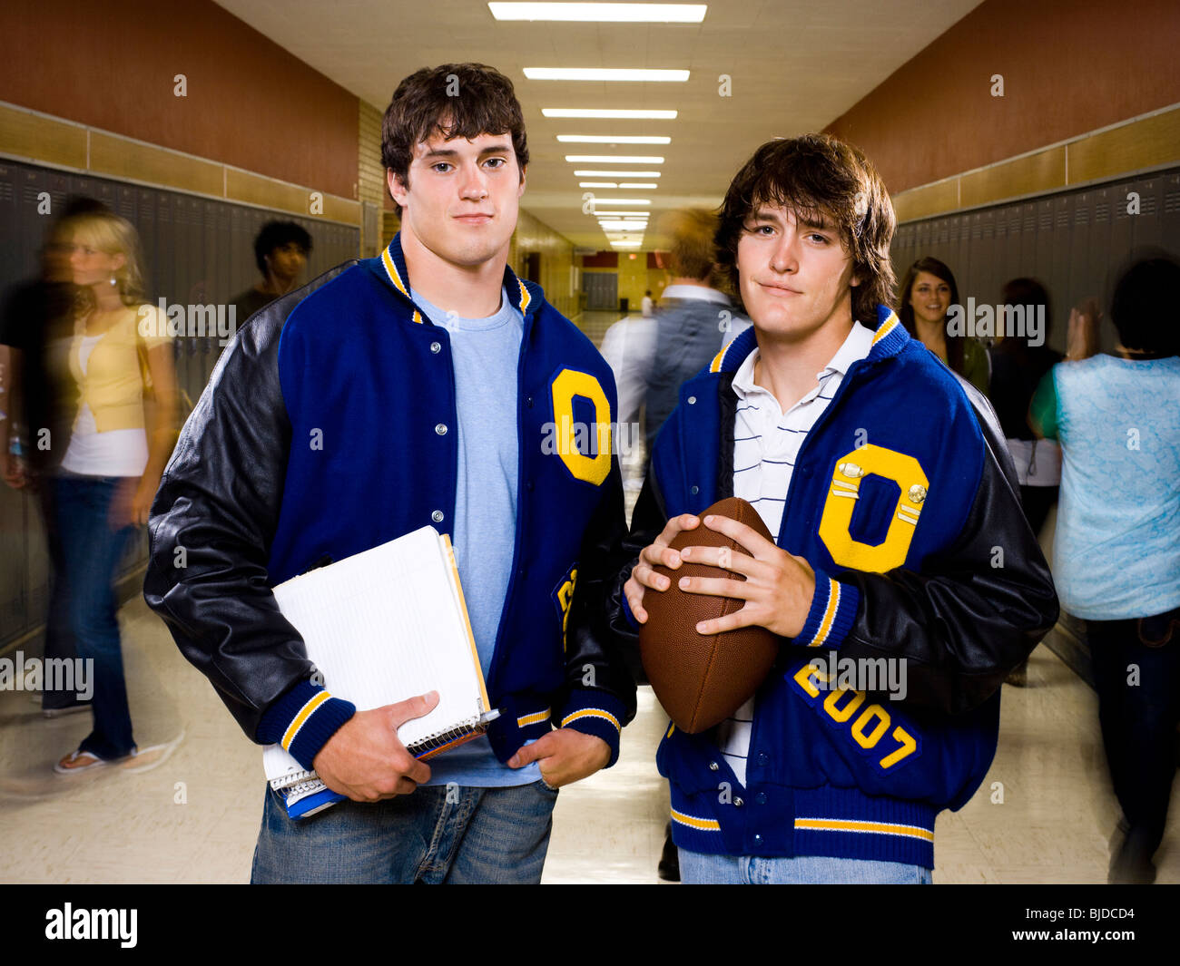 Two male High School students Stock Photo - Alamy