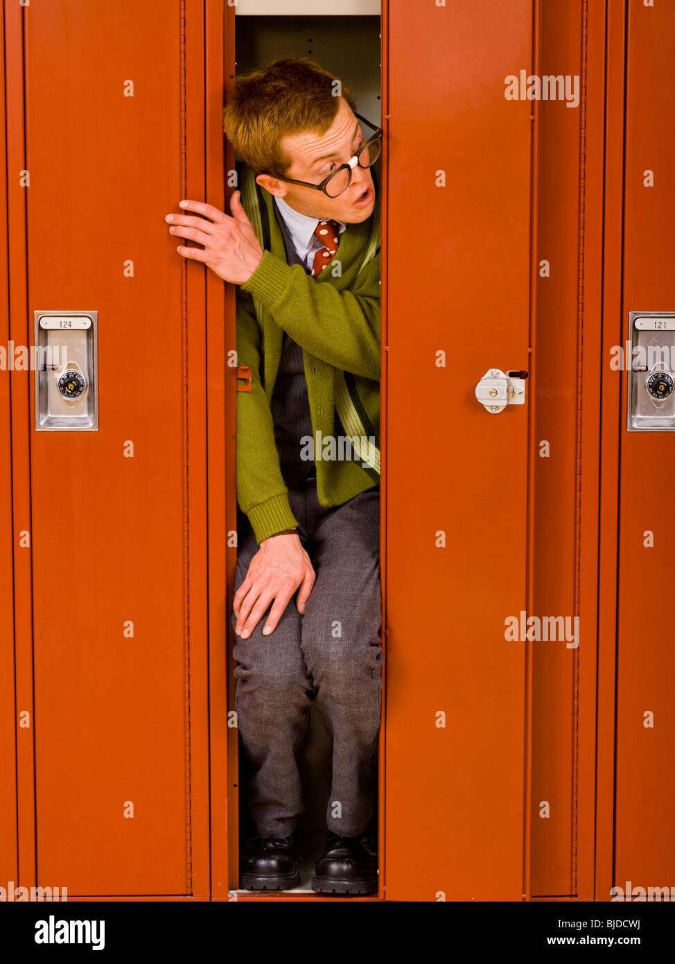 High School Nerd Stock Photo - Alamy