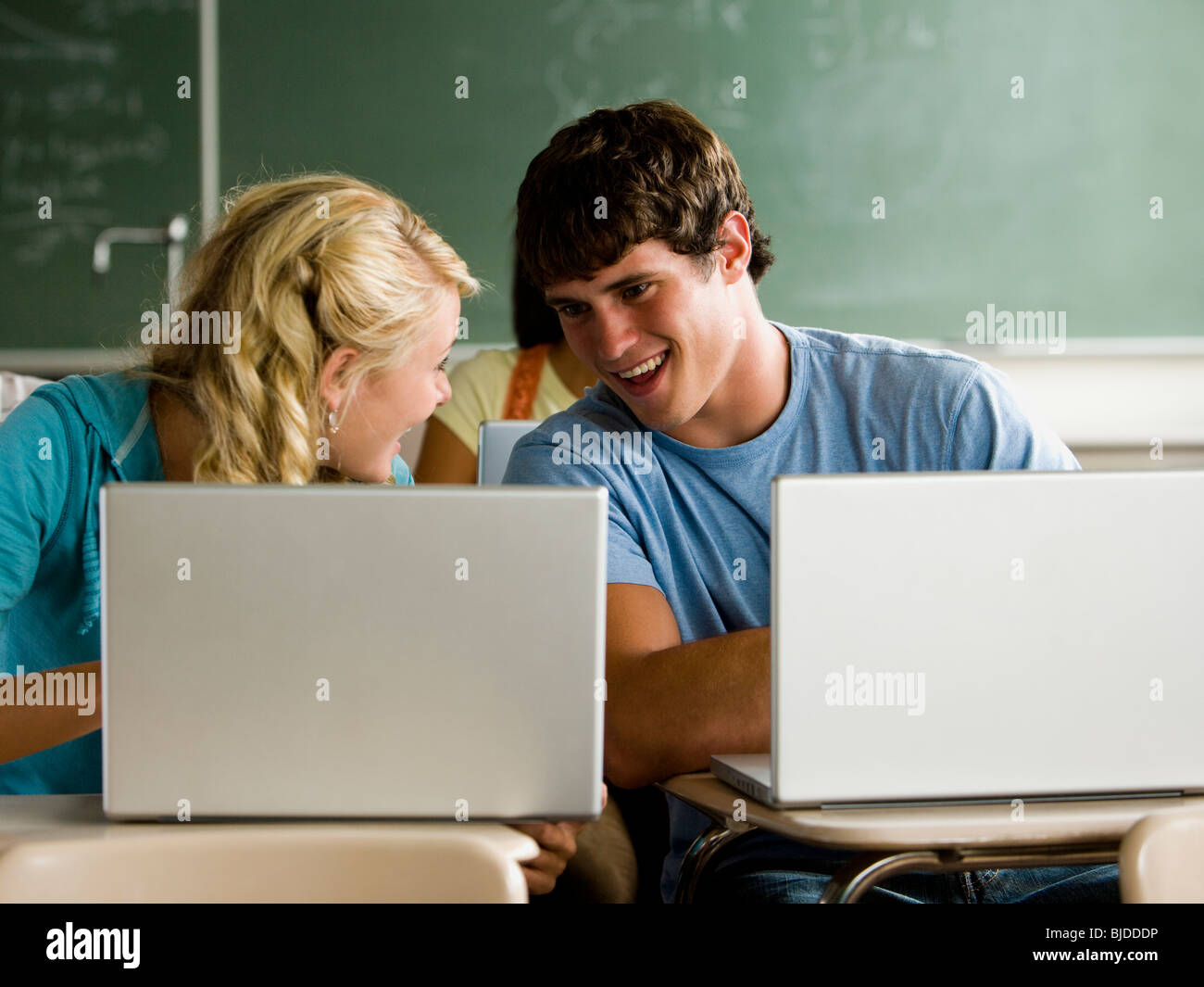 Students in a classroom Stock Photo - Alamy