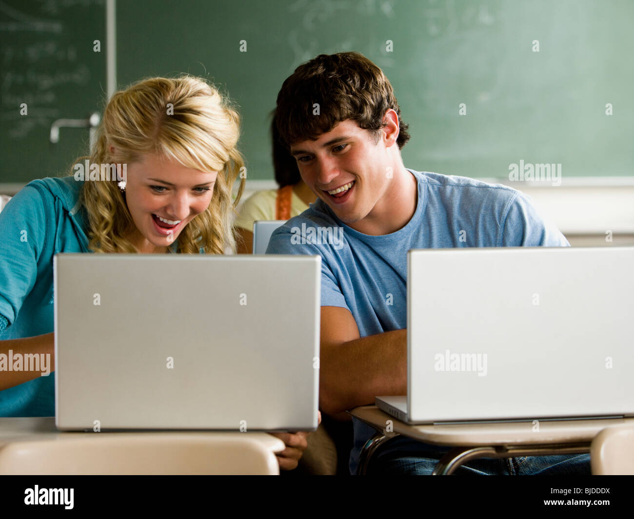 Students in a classroom Stock Photo - Alamy
