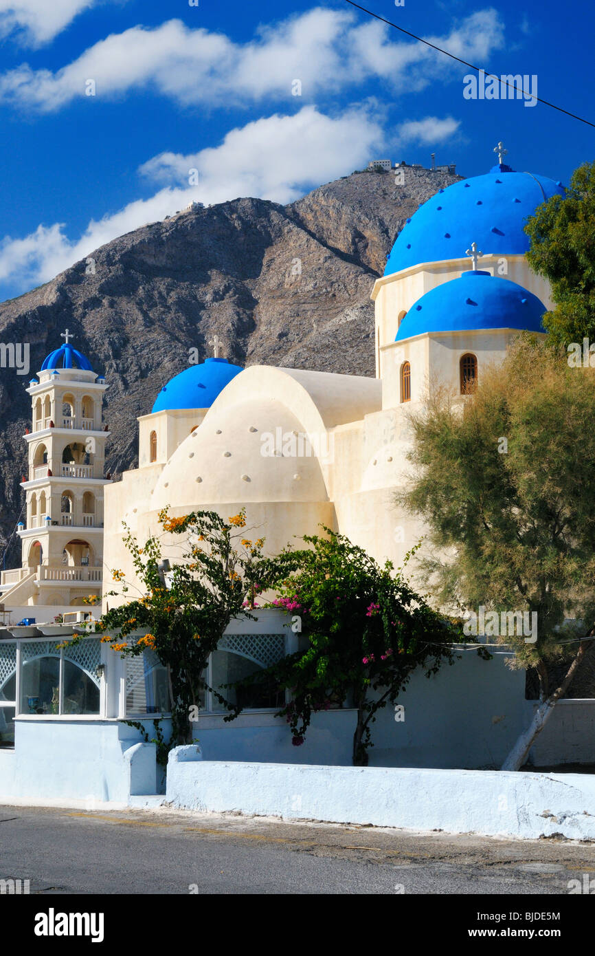Church perissa santorini hi-res stock photography and images - Alamy