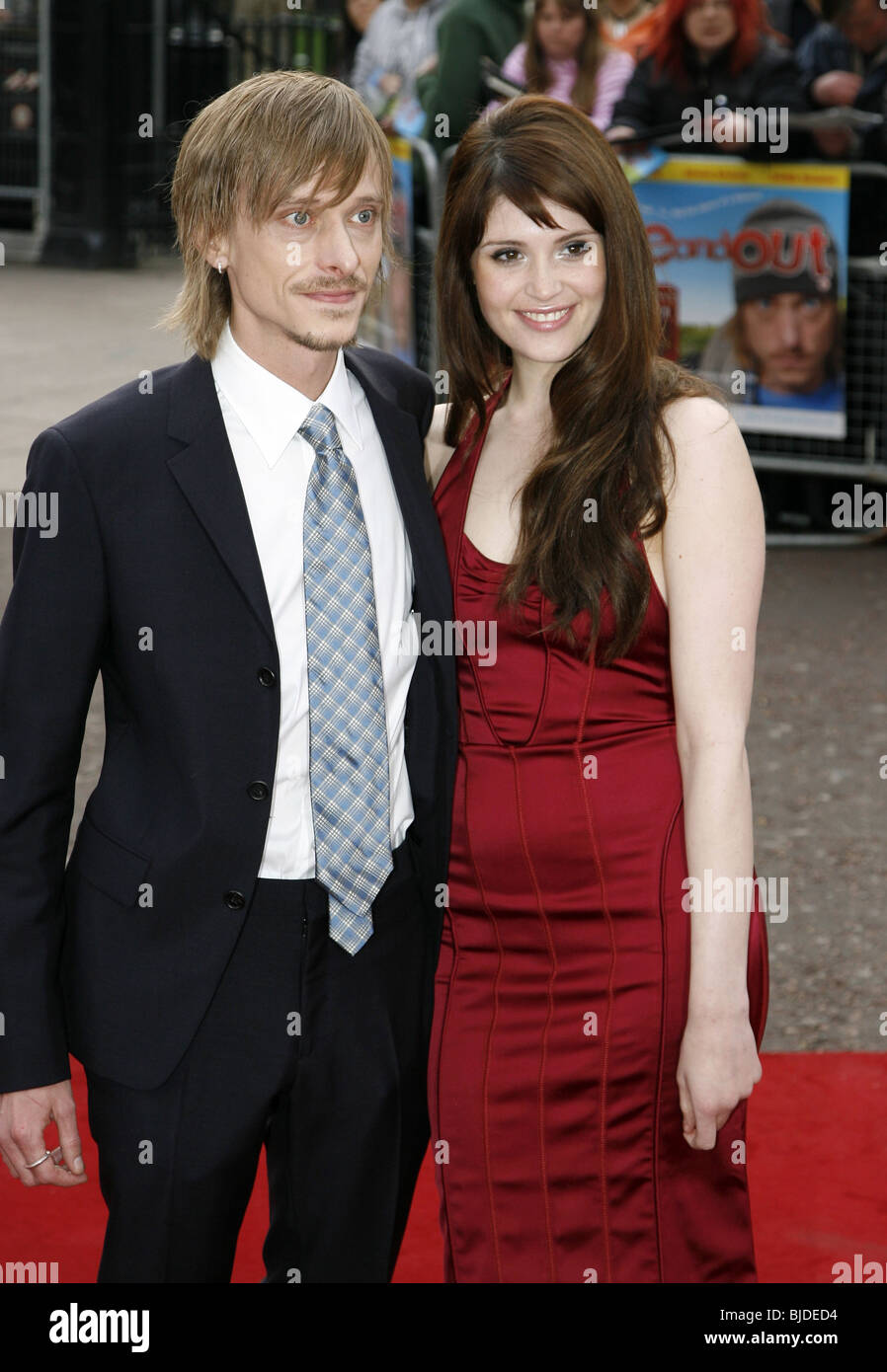 MACKENZIE CROOK & GEMMA ARTERTON THREE AND OUT FILM PREMIERE ODEON ...