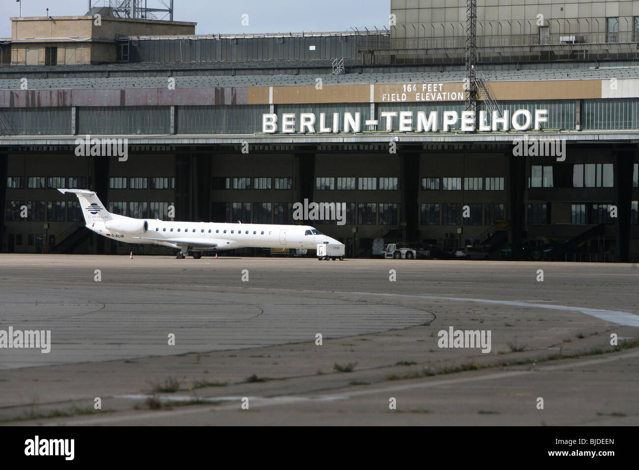 Private plane at Tempelhof airport, Berlin, Germany Stock Photo - Alamy