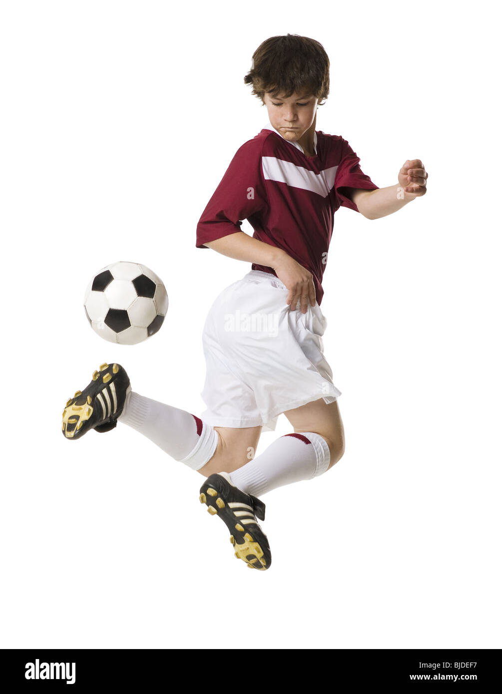 Football kick Cut Out Stock Images & Pictures - Alamy