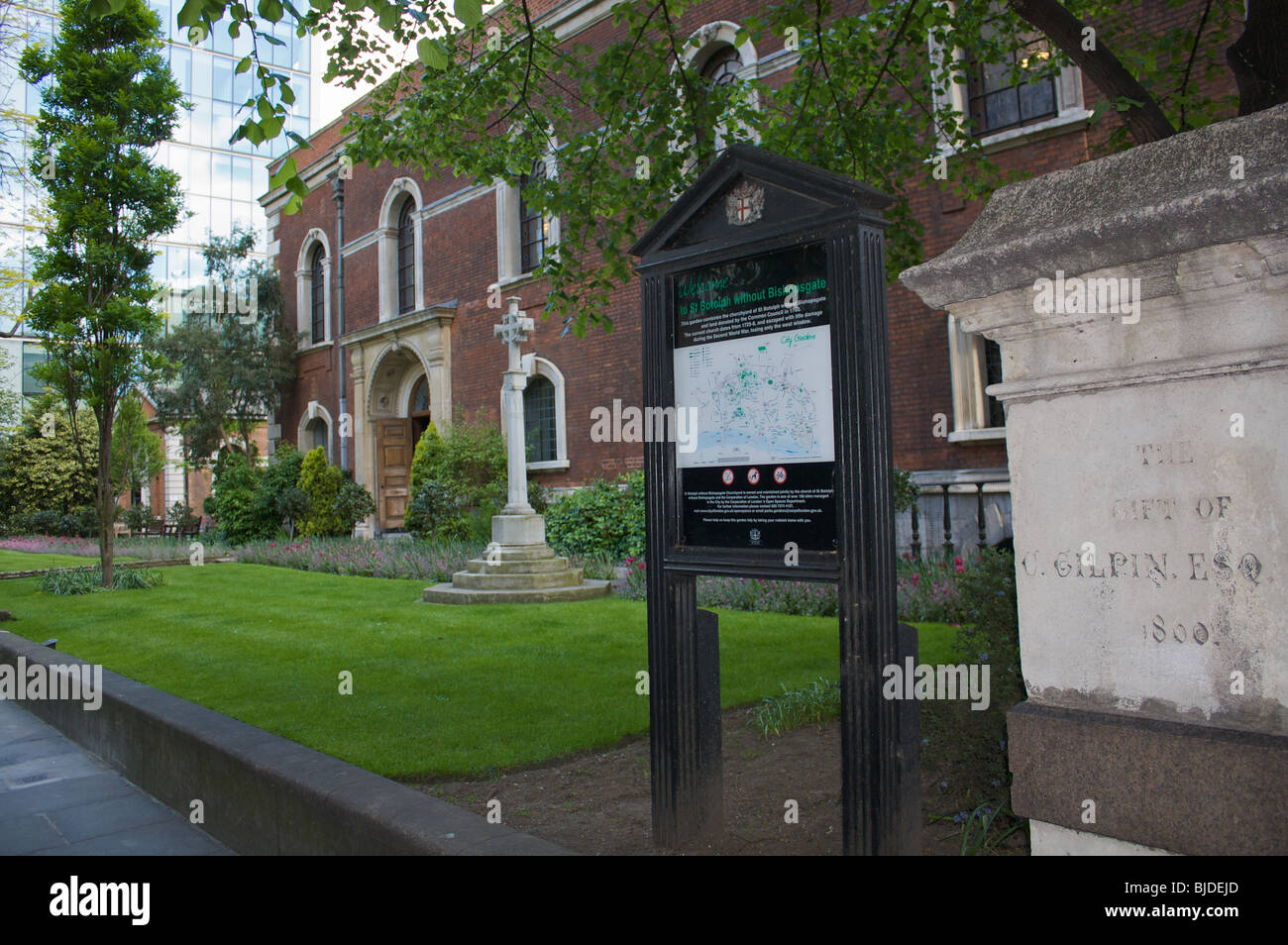 St Botolph's Church, Aldgate, london Stock Photo - Alamy