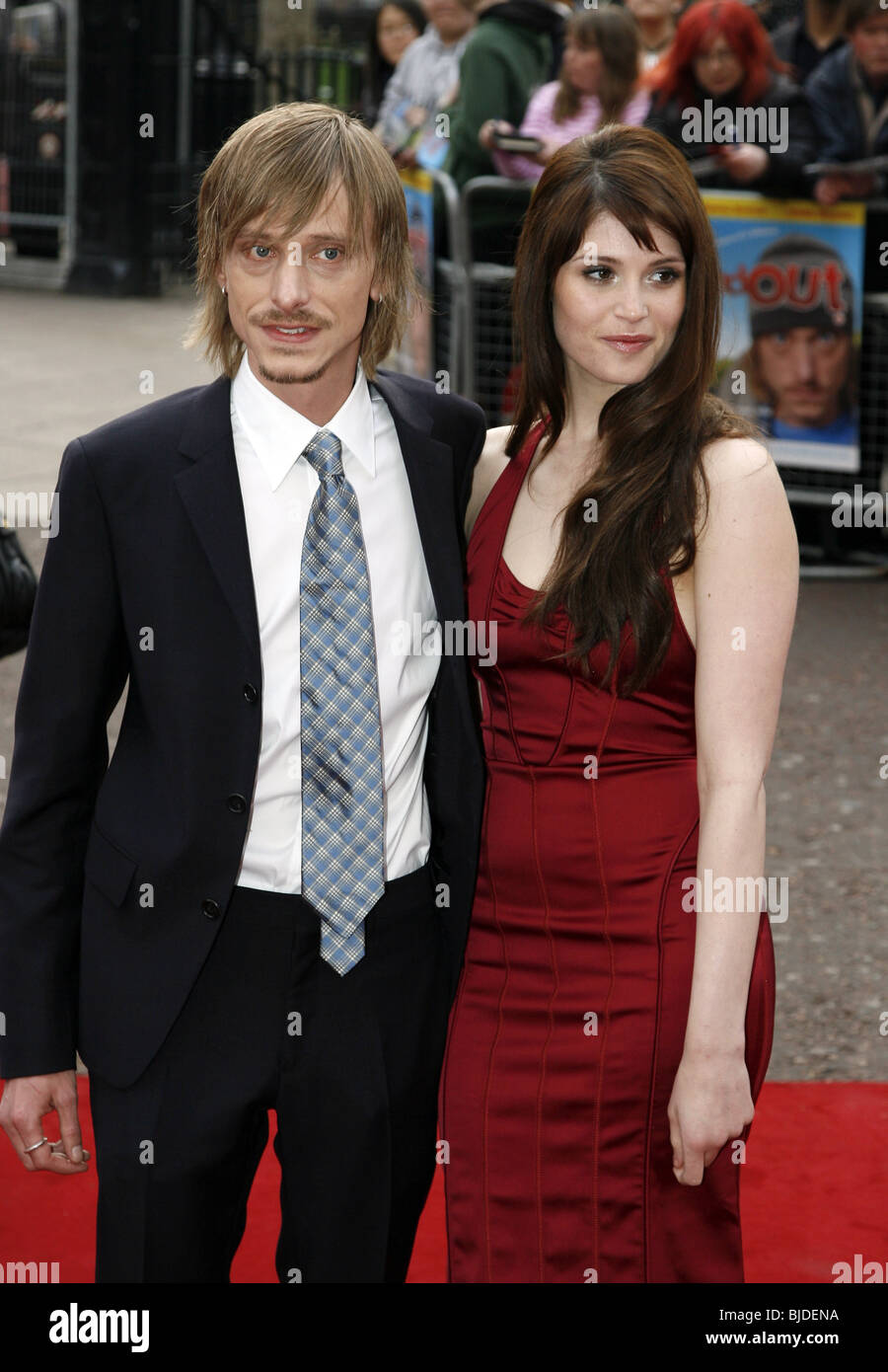 MACKENZIE CROOK & GEMMA ARTERTON THREE AND OUT FILM PREMIERE ODEON ...