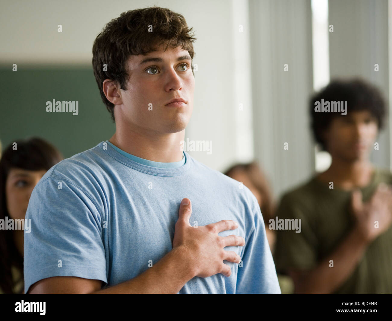 Hand over heart hi-res stock photography and images - Alamy