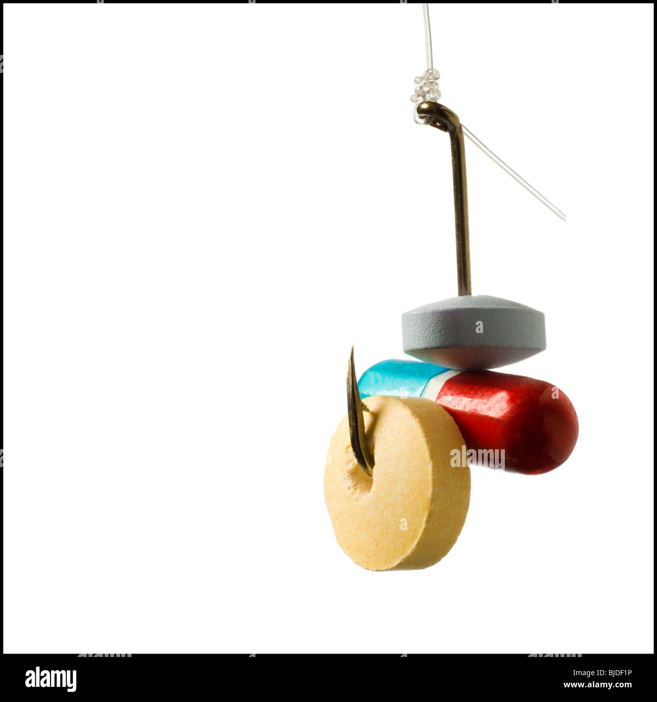 Pills on hook hi-res stock photography and images - Alamy