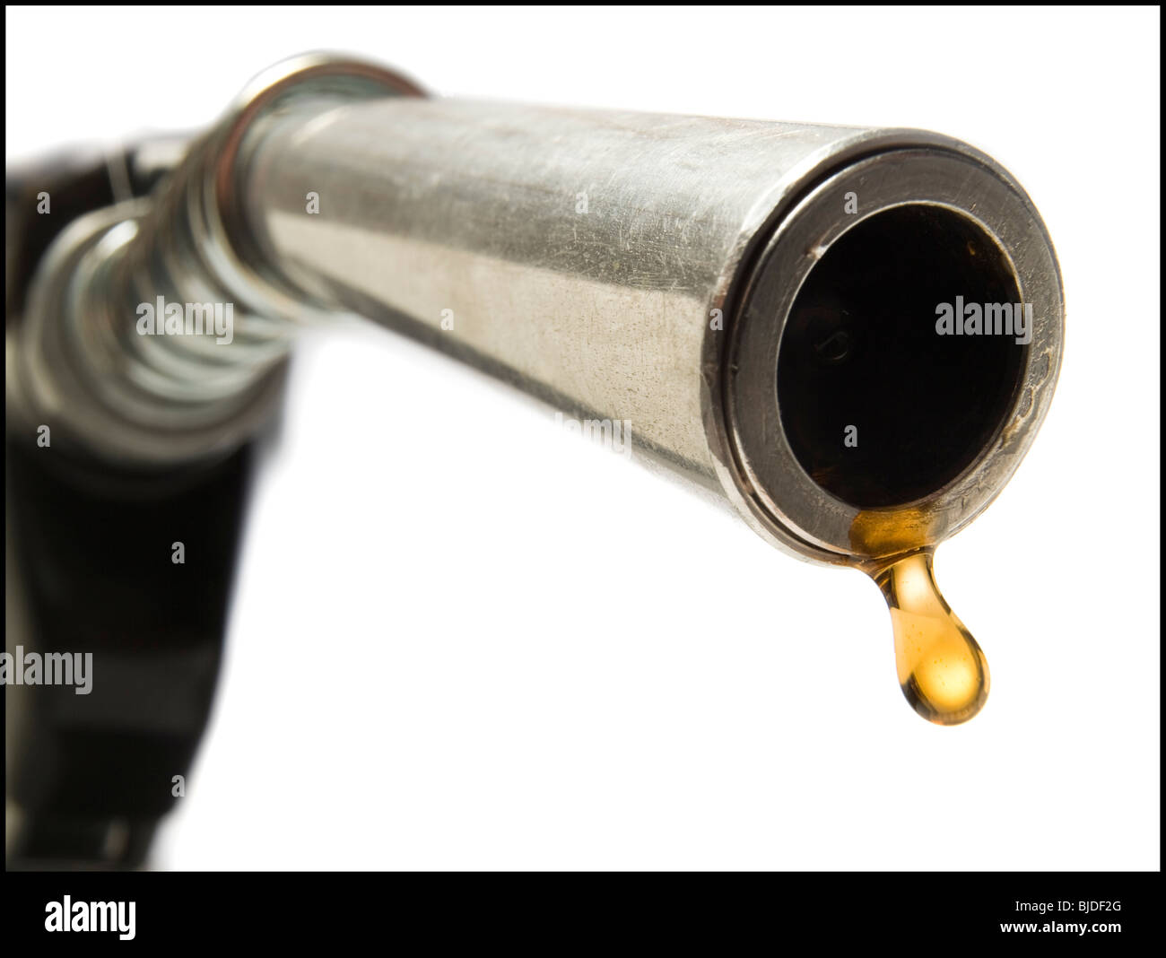 Gasoline pump dripping fuel Stock Photo - Alamy