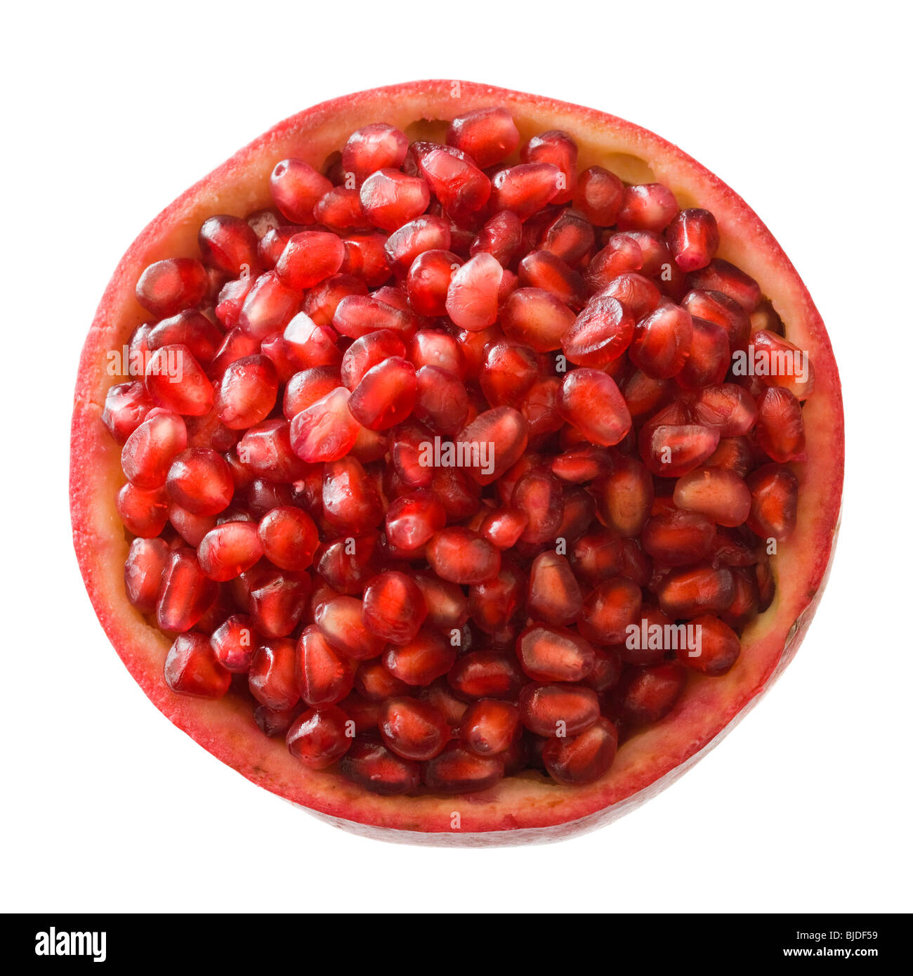 Half of a pomegranate Stock Photo - Alamy