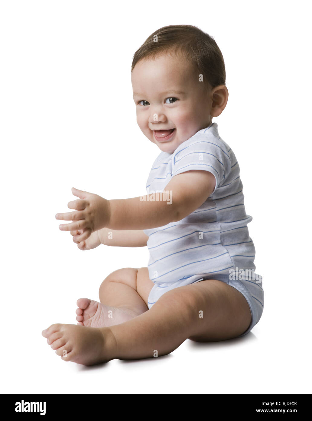 baby boy smiling Stock Photo - Alamy