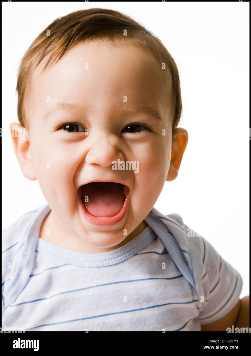 baby boy smiling Stock Photo - Alamy