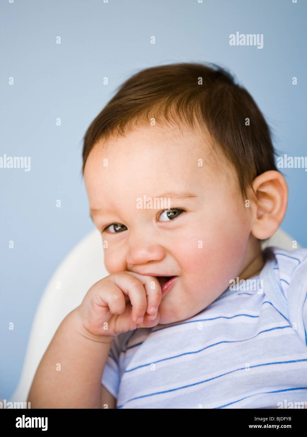 baby boy smiling Stock Photo - Alamy