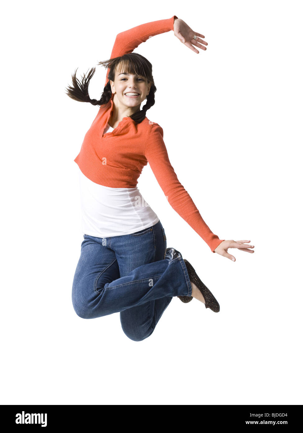 young woman dancing Stock Photo - Alamy