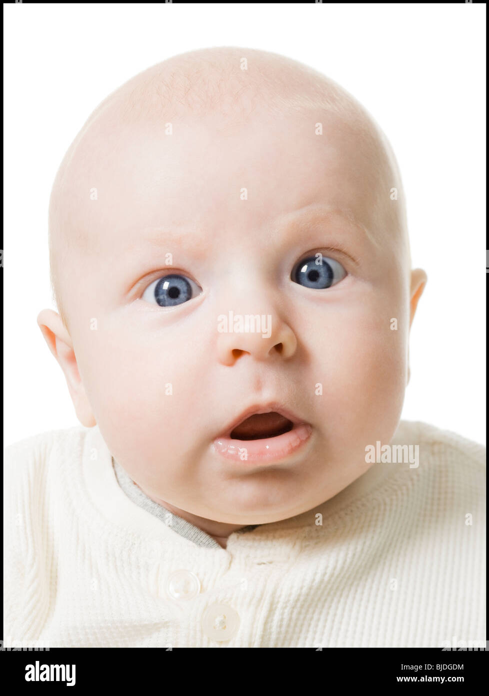 Baby studio looking at camera hi-res stock photography and images - Alamy
