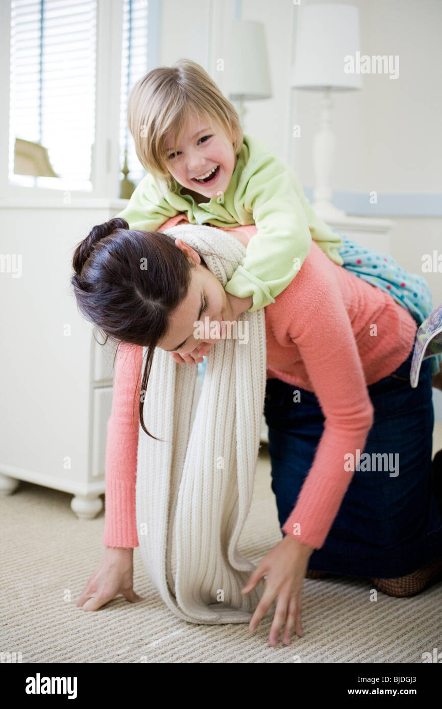 piggy back ride Stock Photo - Alamy