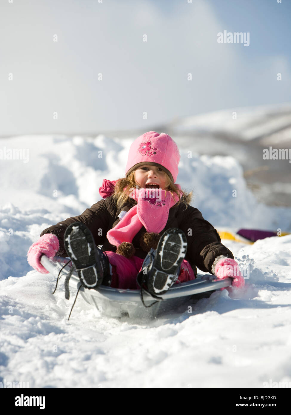 playing in the snow Stock Photo - Alamy