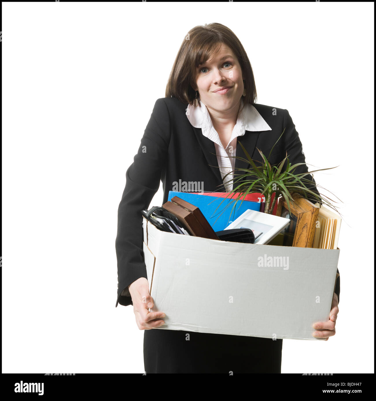 businessperson clearing out things Stock Photo - Alamy