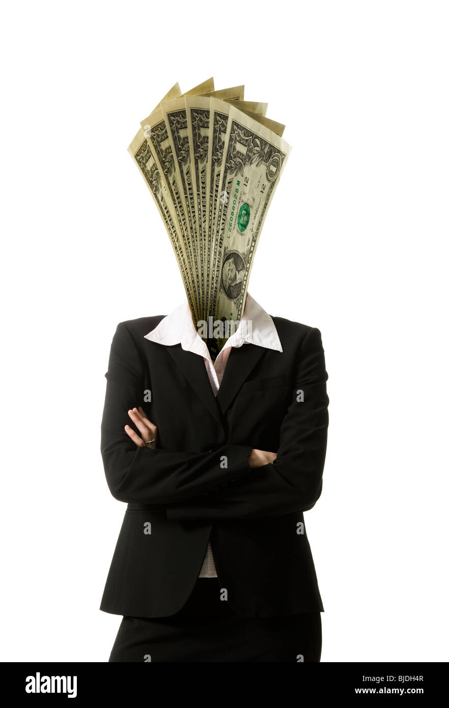 Money head head shot hi-res stock photography and images - Alamy
