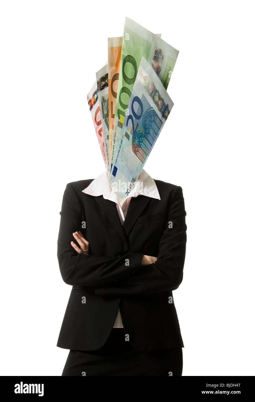 Money head head shot hi-res stock photography and images - Alamy