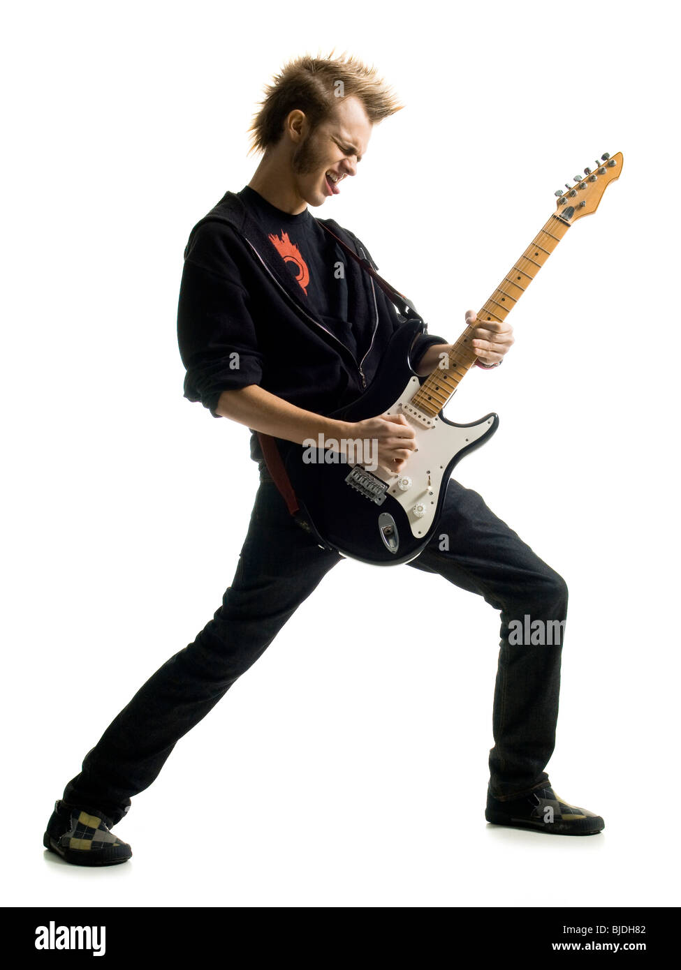 Side view portrait young punk Cut Out Stock Images & Pictures - Alamy