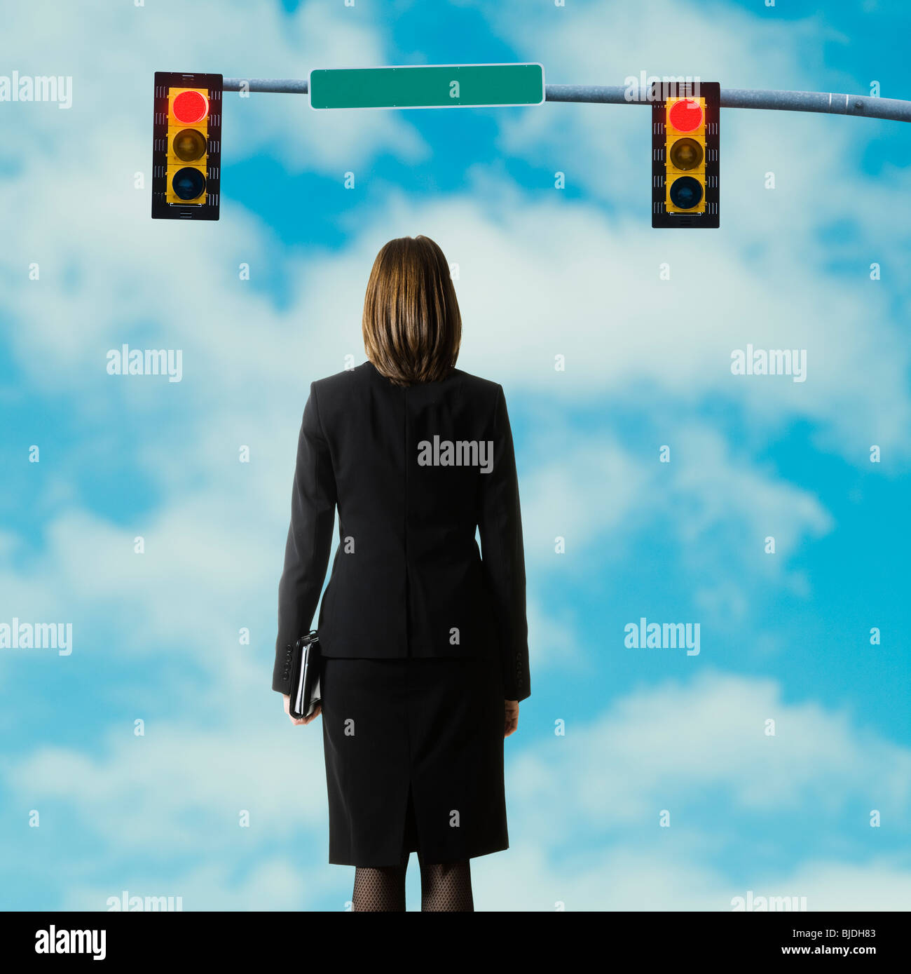Traffic light woman hi-res stock photography and images - Alamy