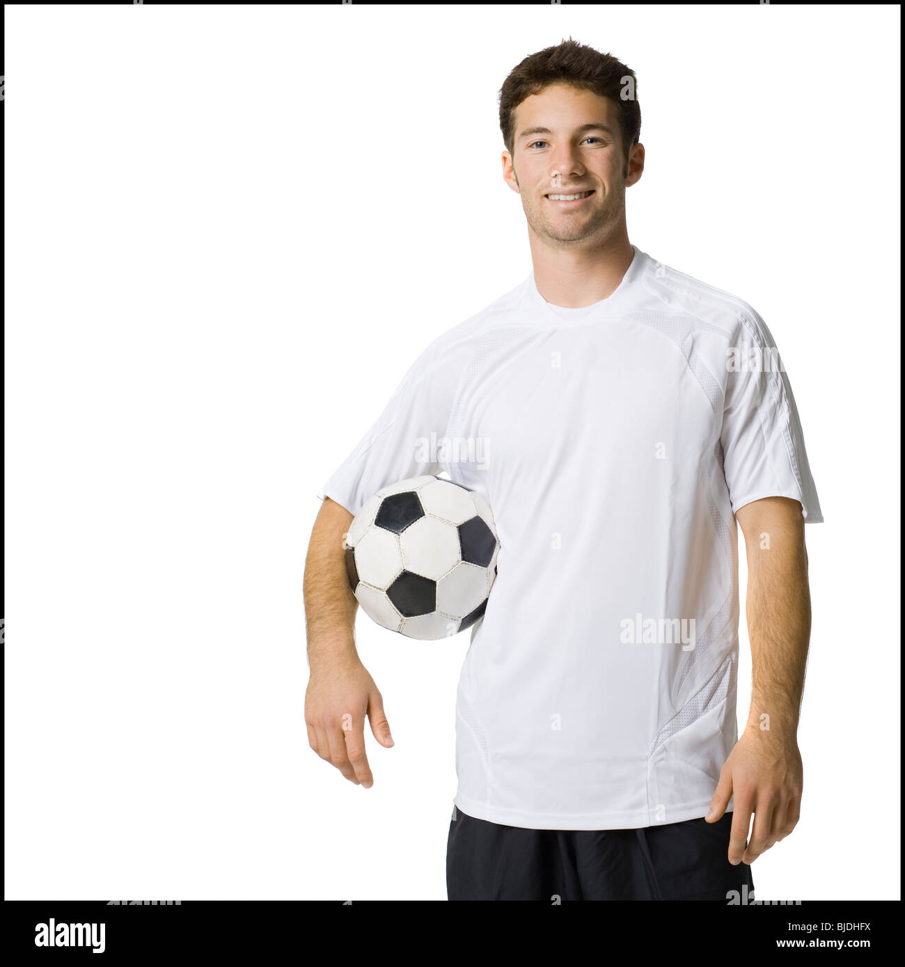 man with soccer ball Stock Photo - Alamy