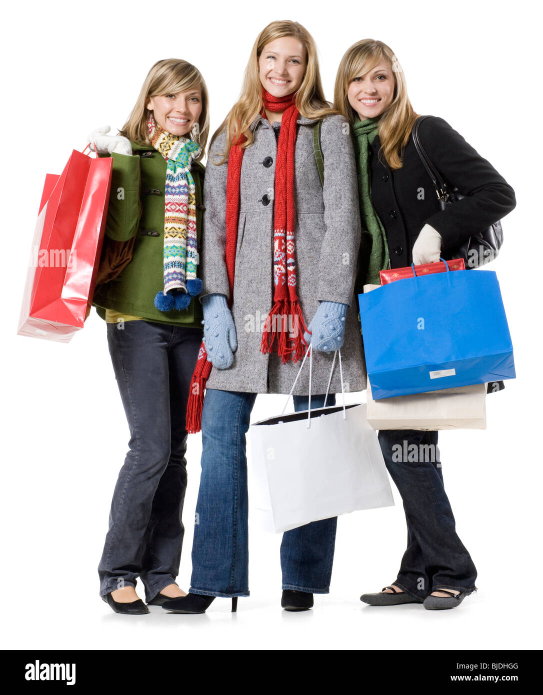 girls with shopping bags Stock Photo - Alamy