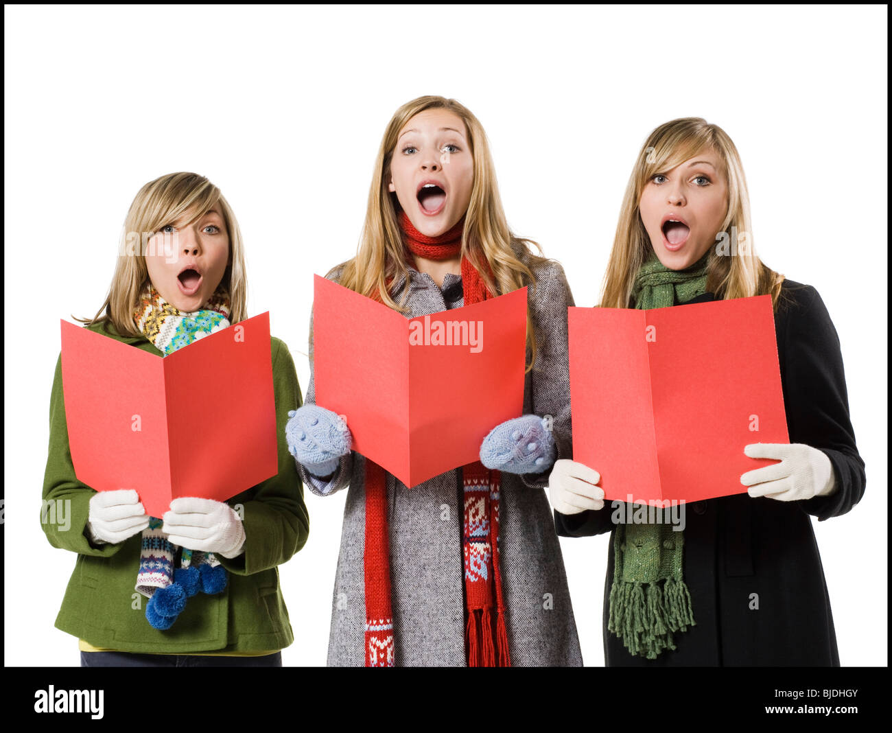 Carolers singing hi-res stock photography and images - Alamy