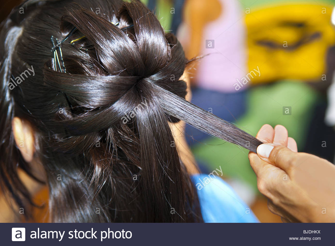 Smoothing Hair Stock Photos & Smoothing Hair Stock Images - Alamy