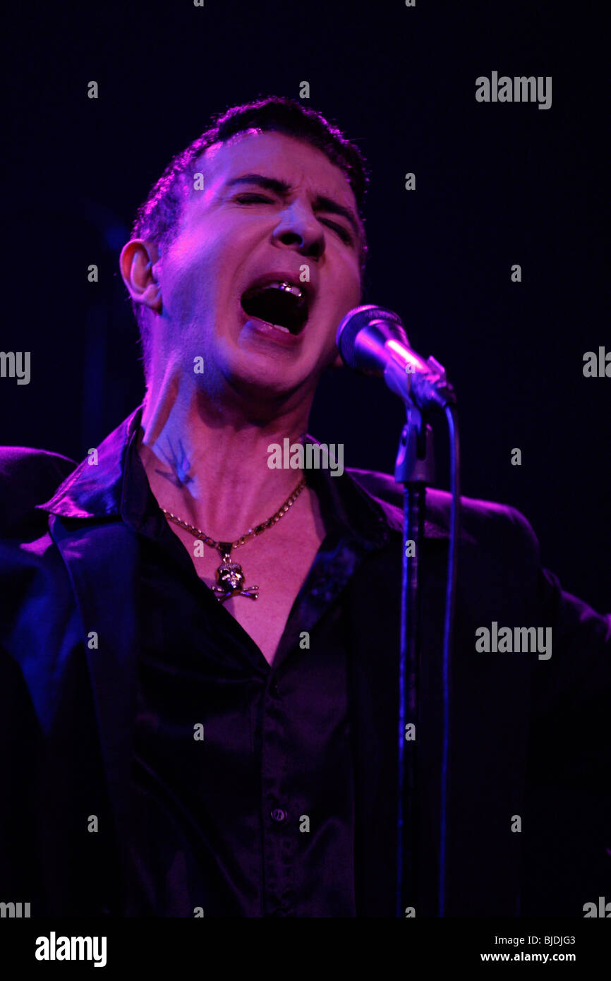 Singer Marc Almond live in Athens Stock Photo - Alamy