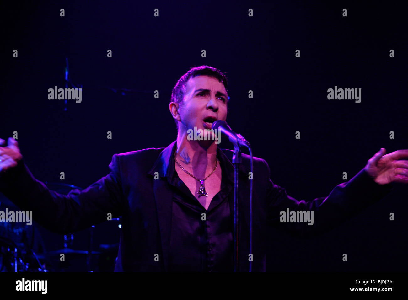 Singer Marc Almond live in Athens Stock Photo - Alamy