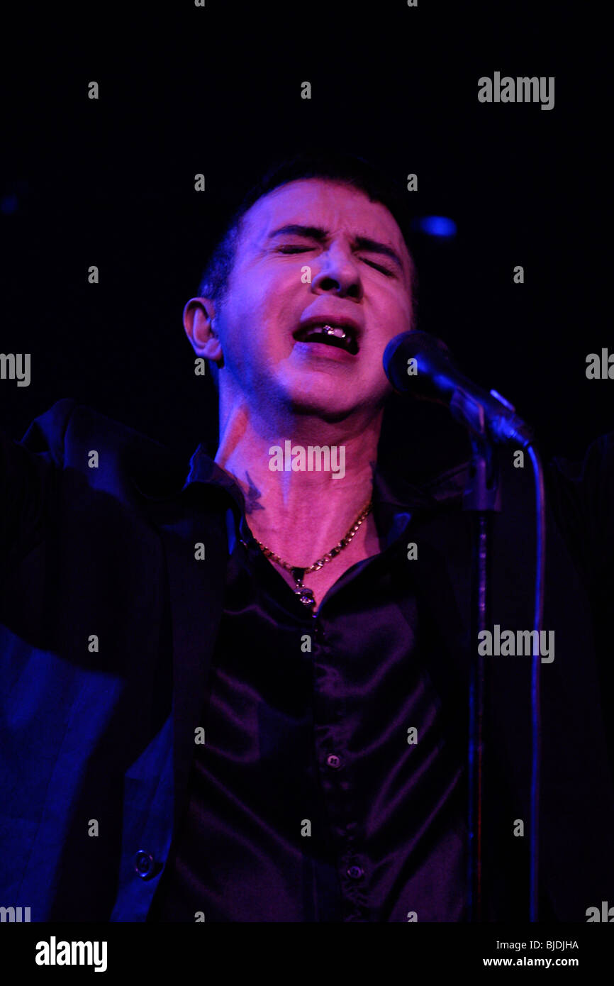 Singer Marc Almond live in Athens Stock Photo - Alamy