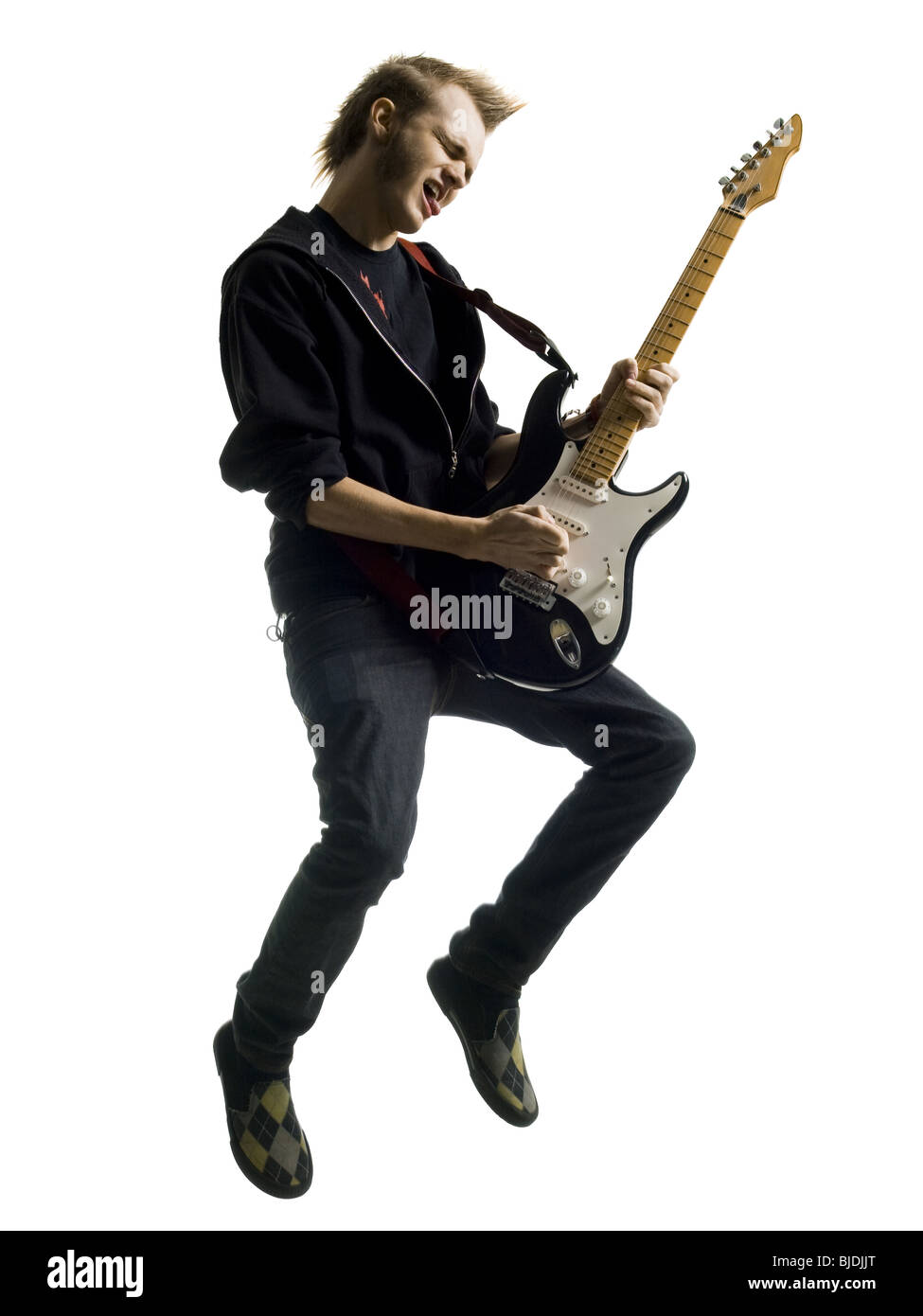 Side view portrait young punk Cut Out Stock Images & Pictures - Alamy