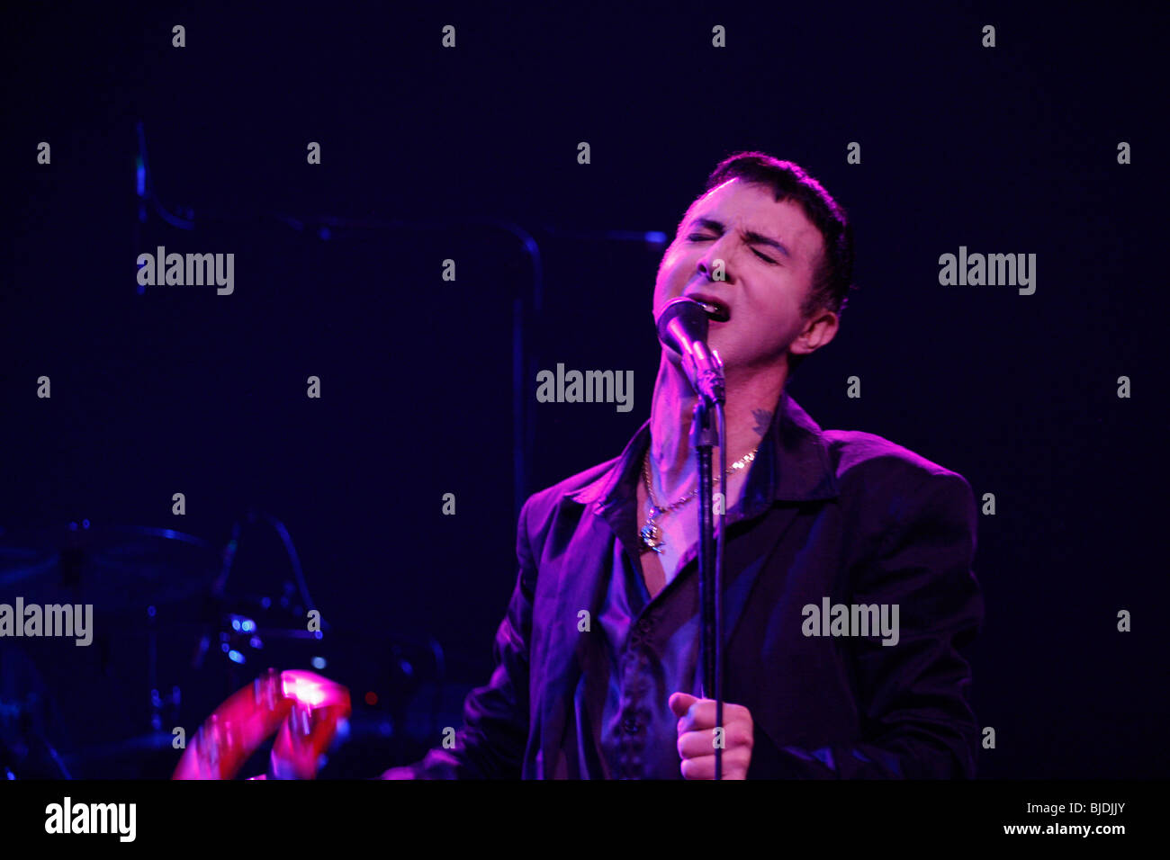 Singer Marc Almond live in Athens Stock Photo - Alamy