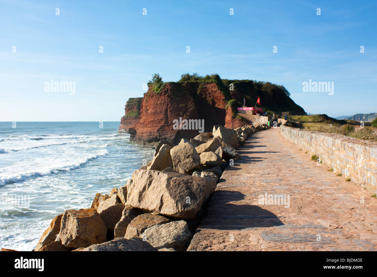 Langstone Rock, Red Rock Beach, Dawlish England UK Stock Photo - Alamy