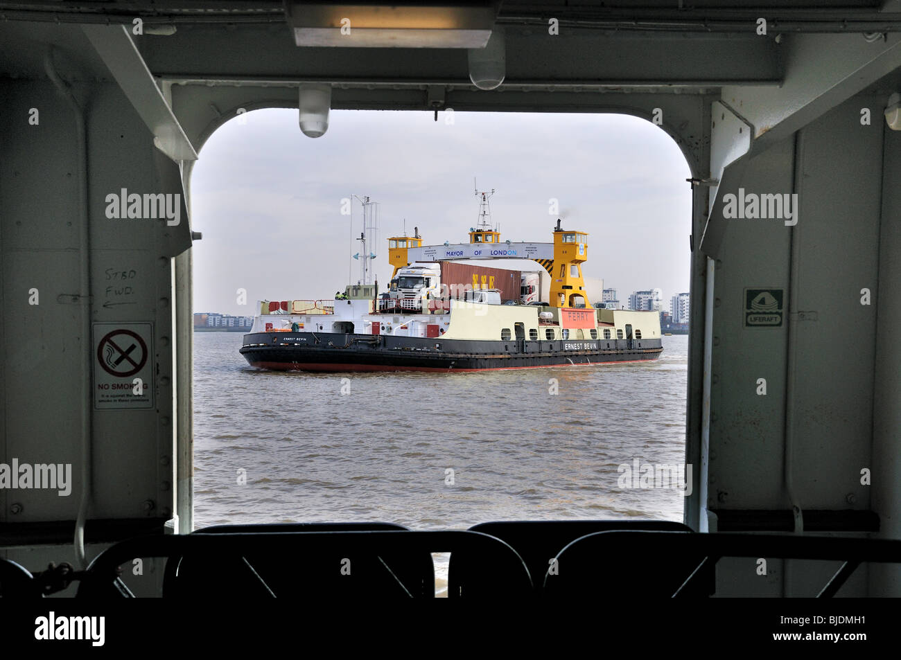 Woolwich Ferry London Stock Photo - Alamy
