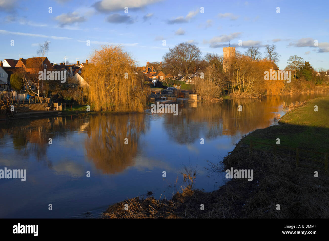 the river avon bidford on avon warwickshire the midlands england uk ...