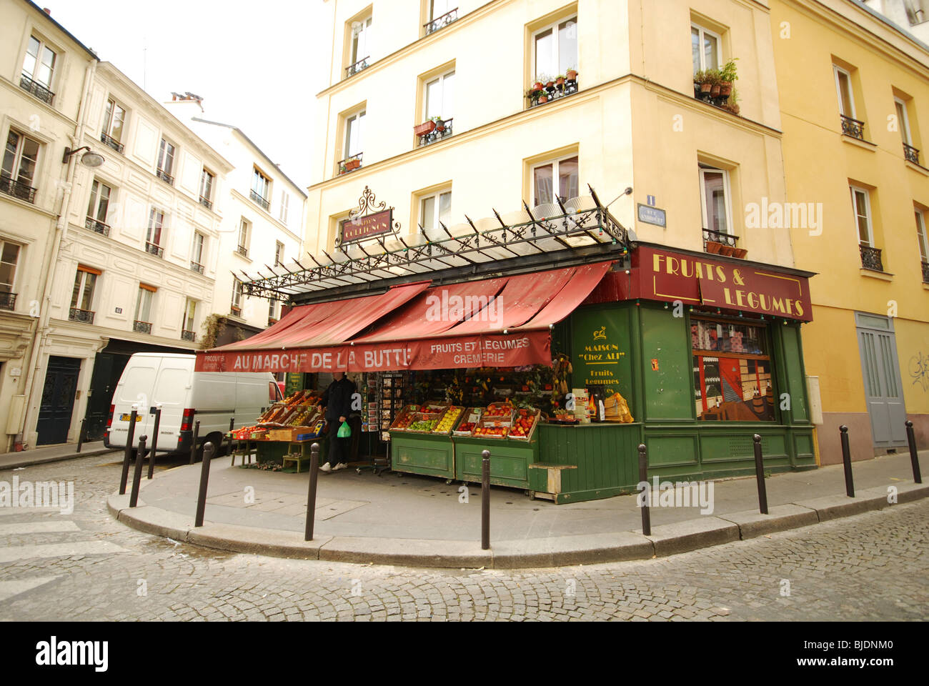 greengrocer's shop made famous by Amelie film, Montmartre Paris France ...