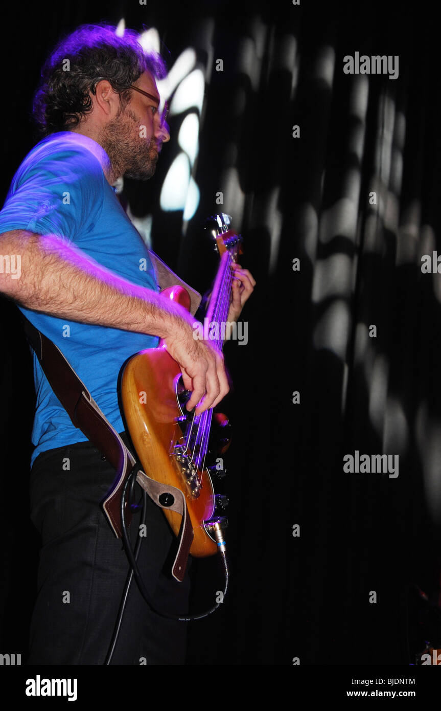 bass player on stage Stock Photo - Alamy