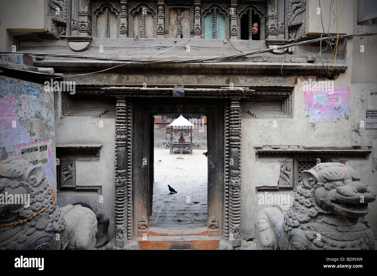 Traditional window architecture kathmandu hi-res stock photography and ...