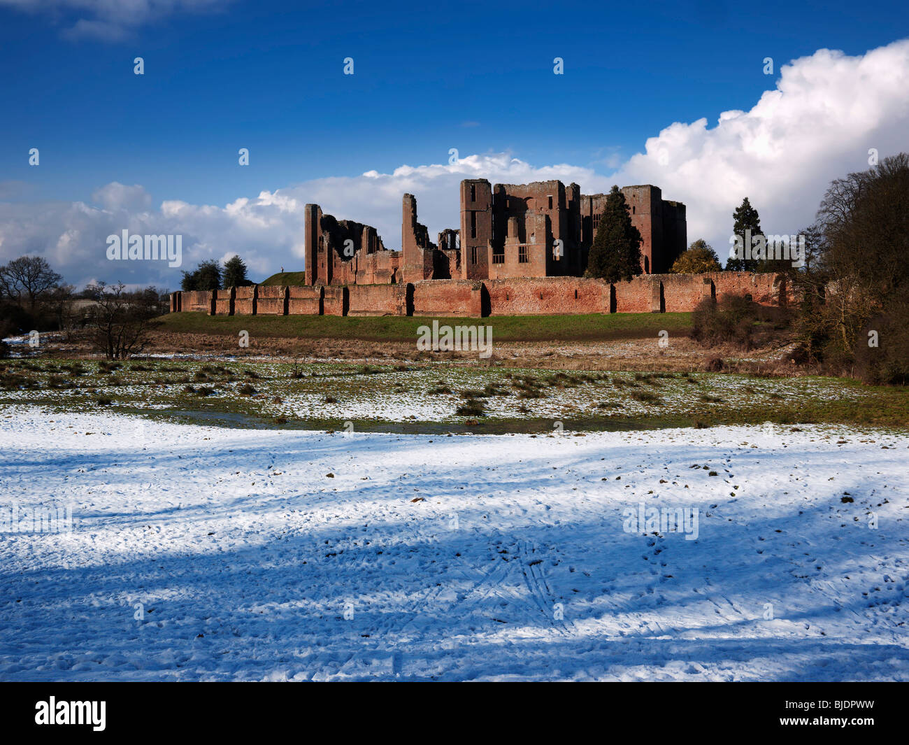 kenilworth castle warwickshire the midlands england uk Stock Photo - Alamy