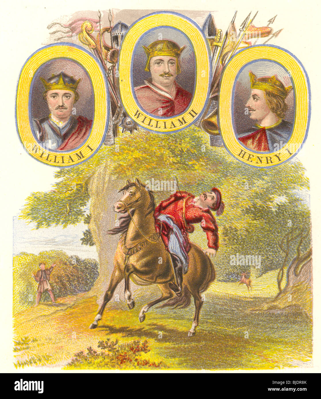 Teaching card: Kings and Queens of England 1 - House of Normandy Stock ...