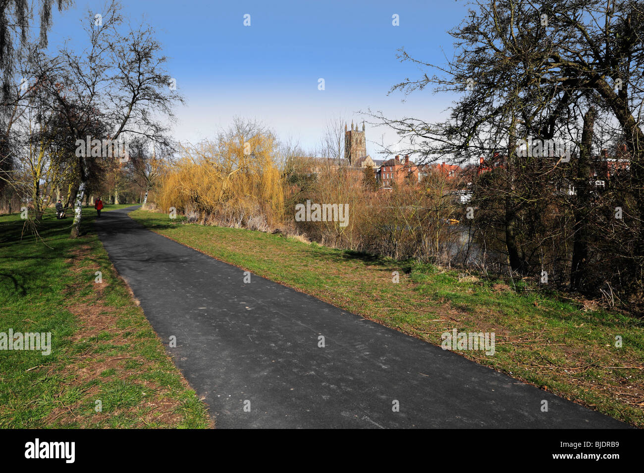 Worcester cathedral riverside landscape hi-res stock photography and ...