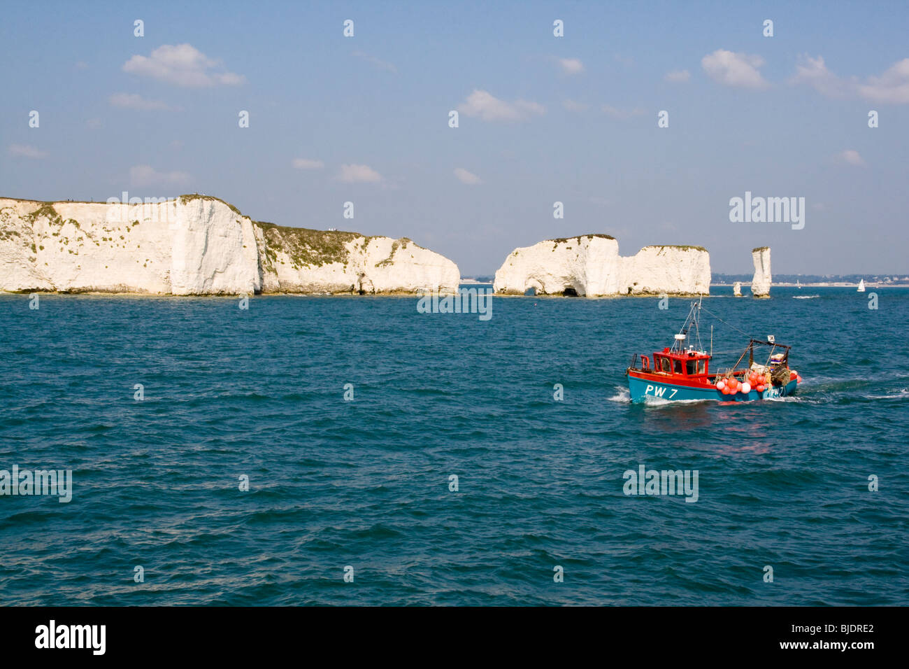 Old Harry Rocks from the sea, Dorset England UK Stock Photo - Alamy