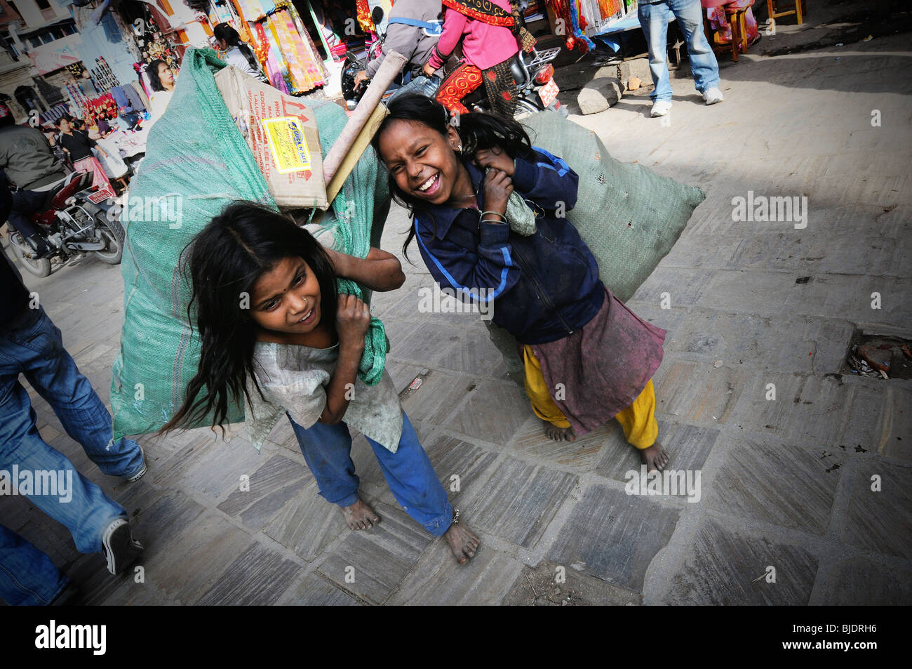 Nepal poverty hi-res stock photography and images - Alamy