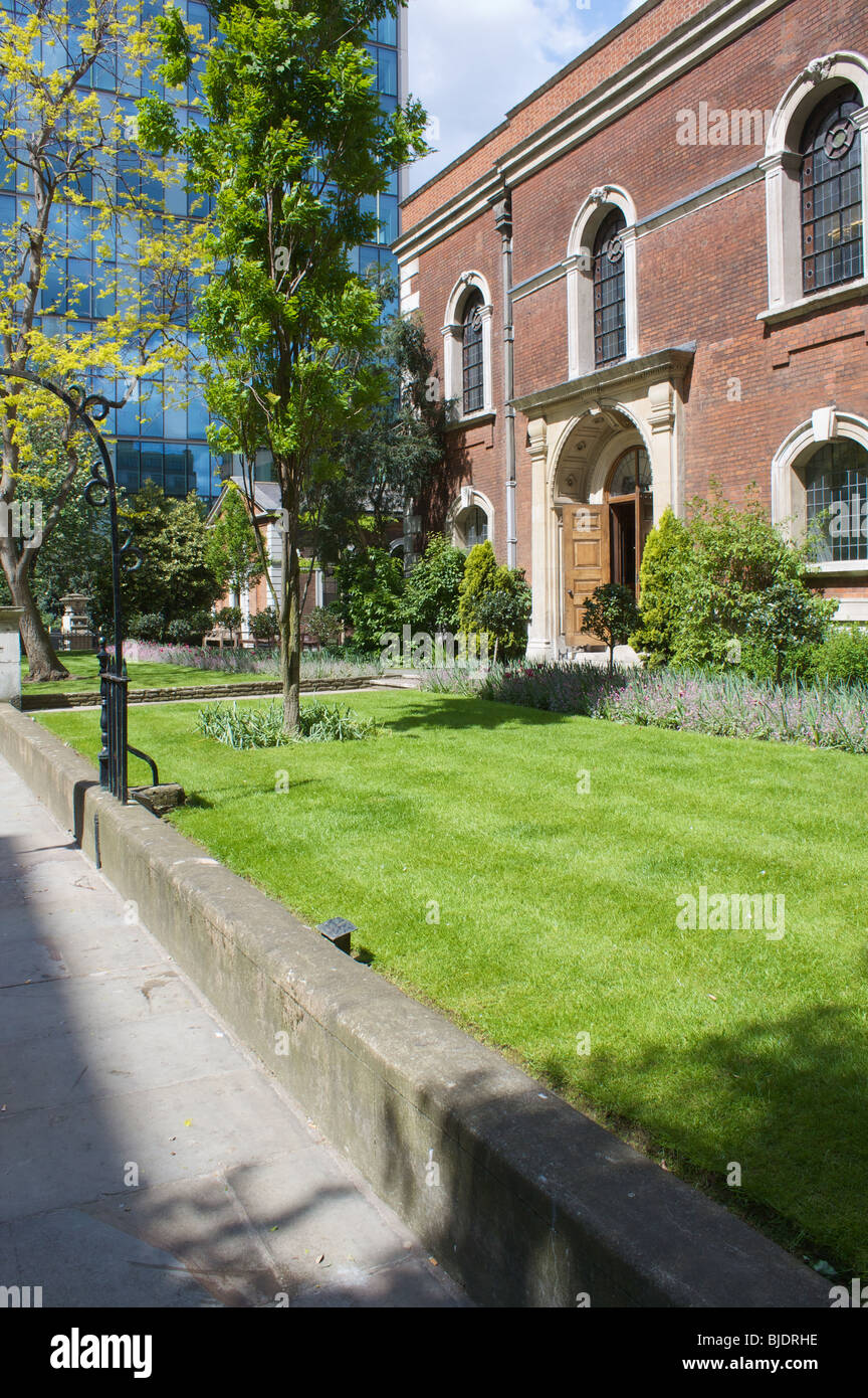 St Botolph's Church, Aldgate, London. Portrait variation two Stock ...