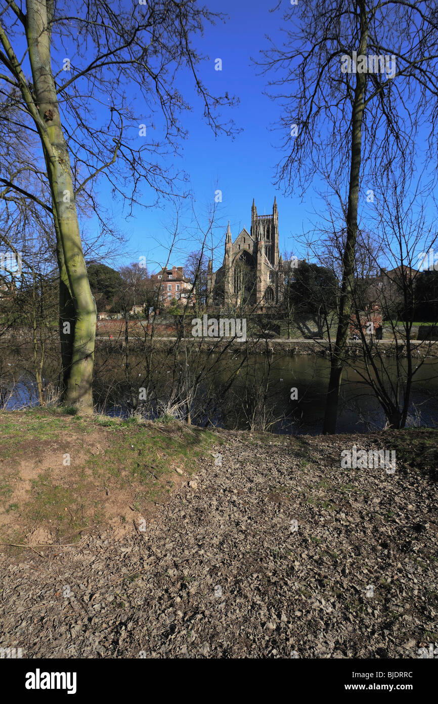 the river severn worcester Stock Photo - Alamy